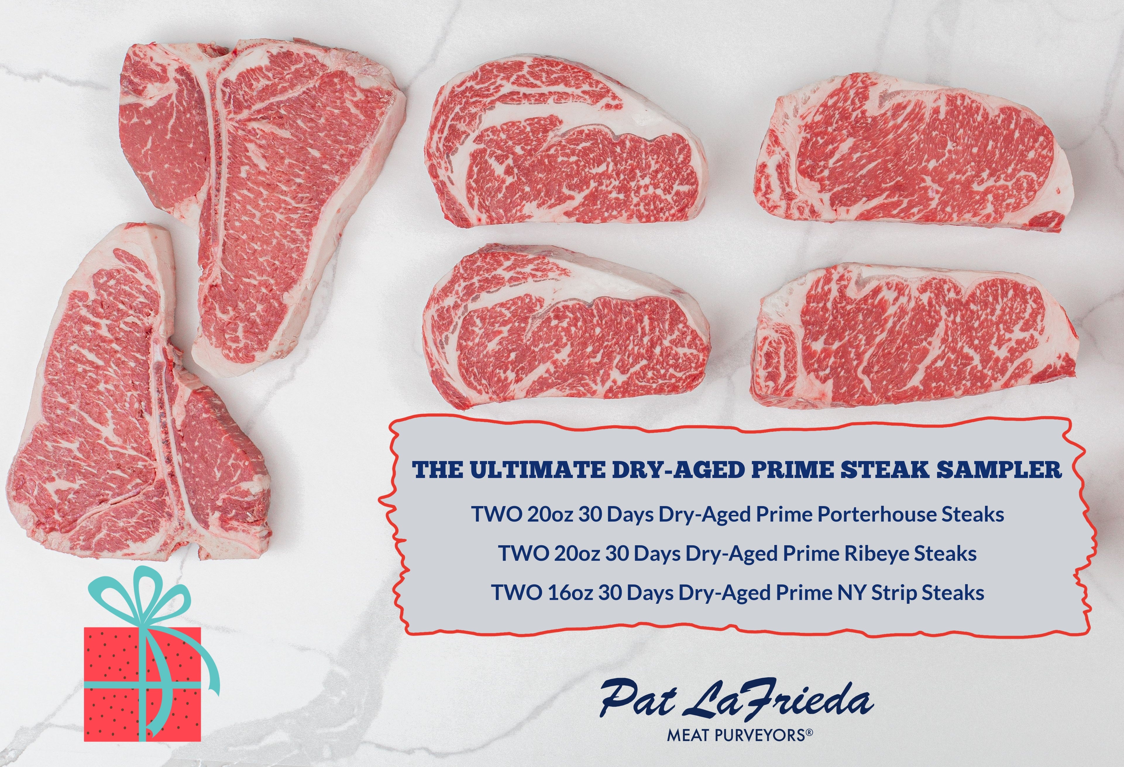 The Ultimate Dry-Aged Prime Steak Sampler – Pat LaFrieda Home Delivery