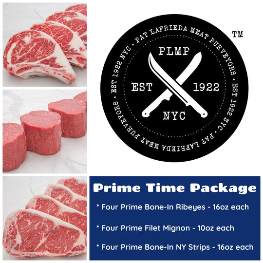 Prime Time Package Premium Meats for Your BBQ – Pat LaFrieda Home Delivery